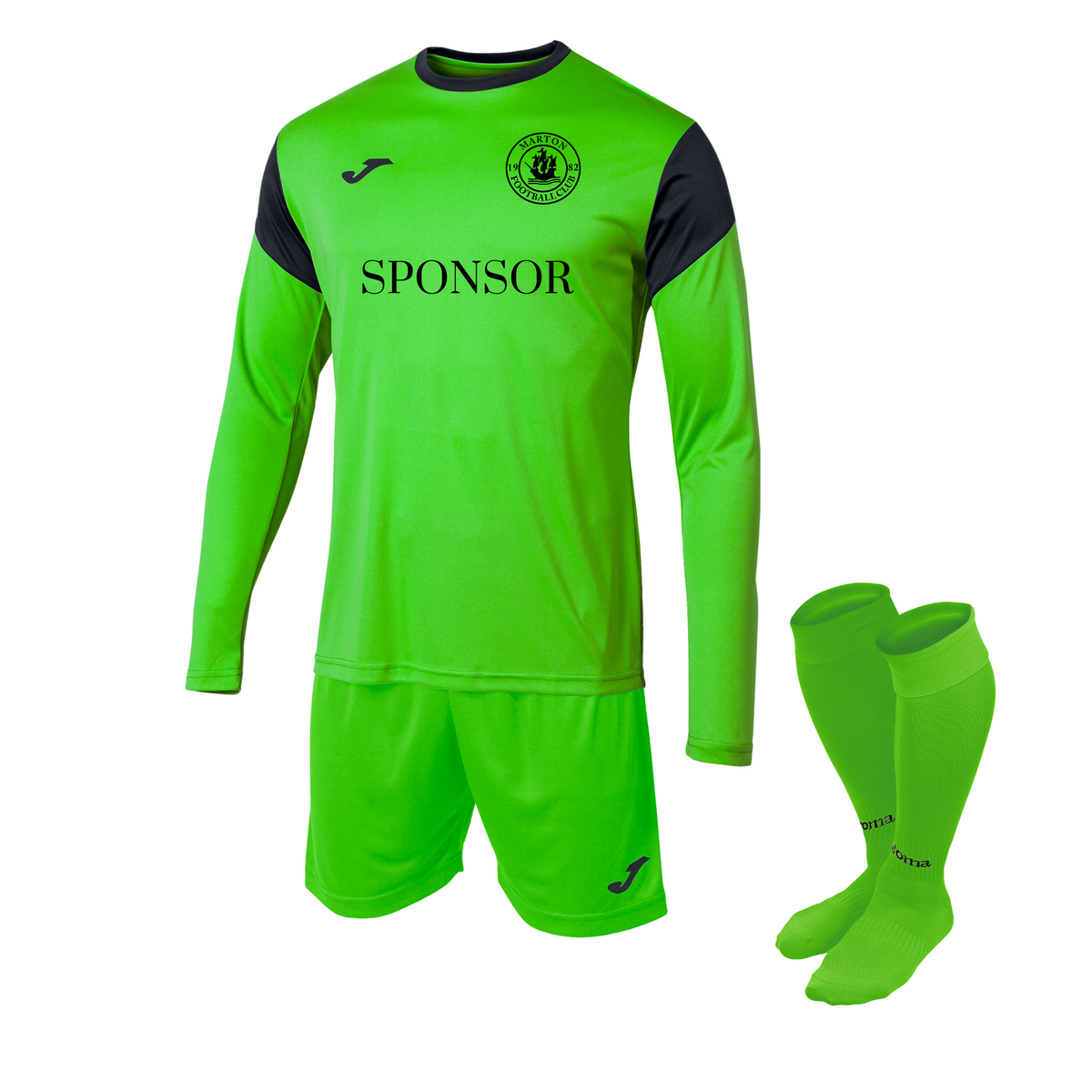 Marton FC Home Keeper kit – TS3 Sports